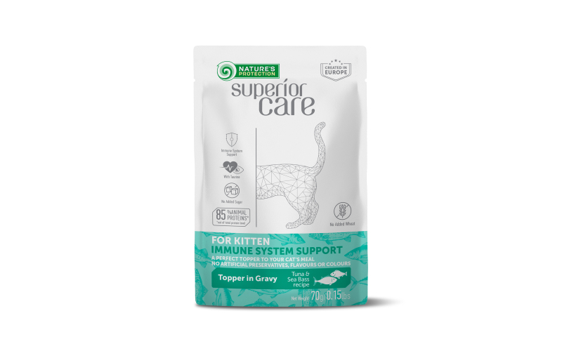 NATURE'S PROTECTION SUPERIOR CARE wet food supplement with tuna and sea ...
